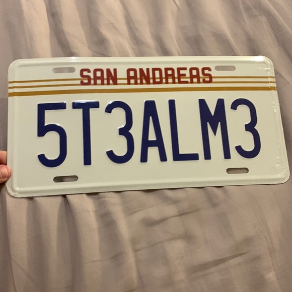 Video Games & Consoles | Grand Theft Auto Gta San Andres License Plate ...